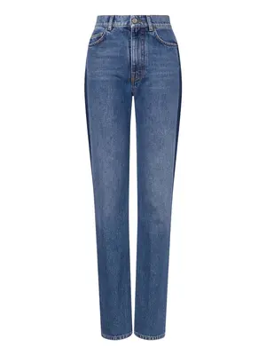 Philosophy Di Lorenzo Serafini Two-tone Denim Jeans - Blue