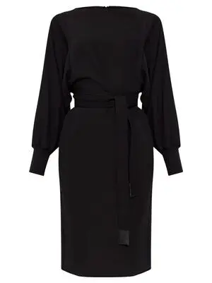 Emporio Armani Belted Dress - Black