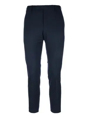 PT TORINO Pressed-crease Trousers - Blue