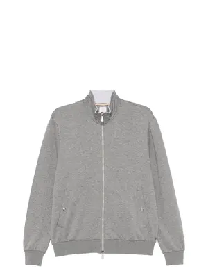 Eleventy Zip-up Sweatshirt - Grey