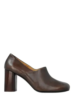 LEMAIRE Anatomic Leather Pumps - Brown
