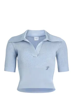 PATOU Patou Knitted Polo Top