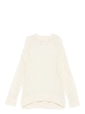 JIL SANDER Open-knit Sweater - Neutrals
