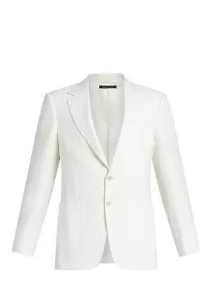 TOM FORD Single-breasted Blazer - White