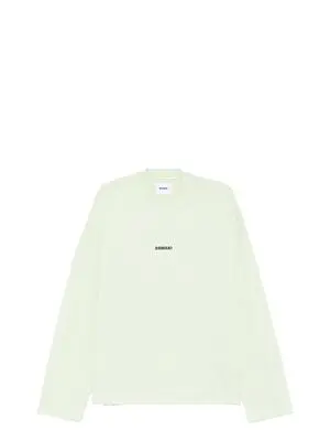 BONSAI Logo-print Long-sleeve T-shirt - Green
