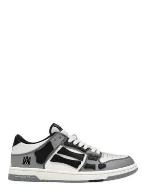 Amiri Varsity Skel Top Low Sneakers - Black