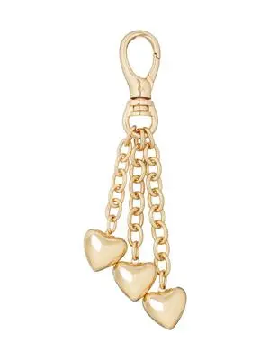 ROXANNE ASSOULIN The Puffy Triple Heart Bag Accessory - Gold
