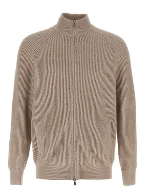 Brunello Cucinelli Knitted Cardigan - Neutrals