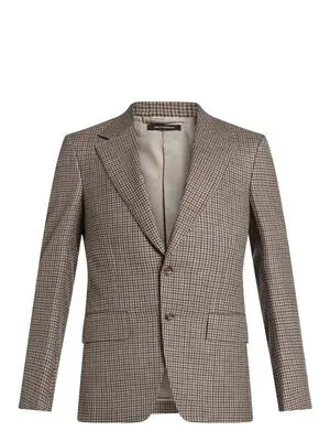 TOM FORD Checked Blazer - Brown