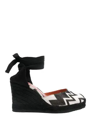 Missoni Zigzag-woven Espadrilles - Black