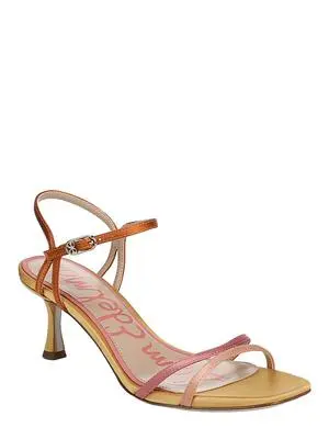 Sam Edelman Presley Strappy Sandals - Pink Orange