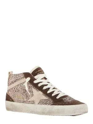 GOLDEN GOOSE Mid Star Embellished Mid-top Sneakers - Cinderbrow