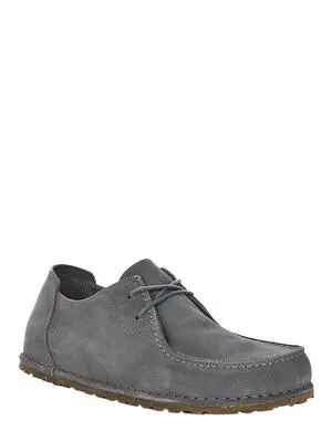 BIRKENSTOCK Utti Lace Moccasins - Dark Gray