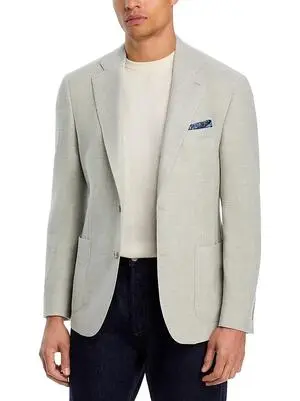 Vince Wool Pique Jersey Slim Fit Sport Coat - Pearl Grey