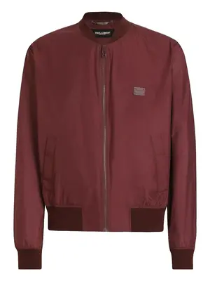 Dolce & Gabbana Zip-up Bomber Jacket - Red