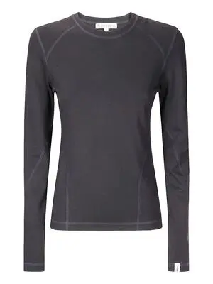 JW Anderson Contrast-stitching Top - Grey