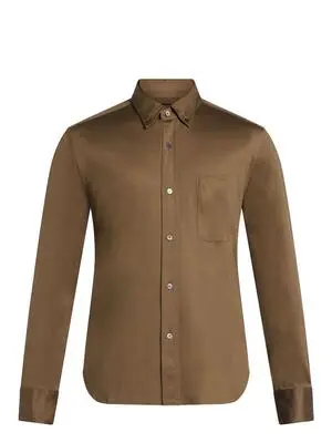 TOM FORD Long Sleeve Shirt - Brown