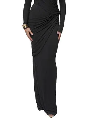 JLUXLABEL Paradise Hills Maxi Skirt - Black