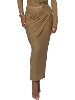 JLUXLABEL Paradise Hills Maxi Skirt - Green