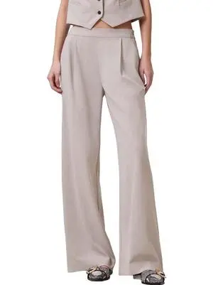 ALLSAINTS Aleida Wide Leg Trousers - Dark Gull Grey