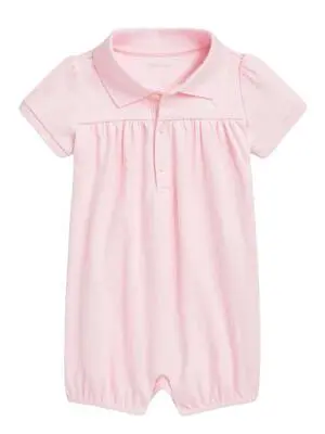 Ralph Lauren Polo Cotton Bubble Romper - Pink