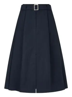 STUDIO TOMBOY City Belted Skirt - Blue