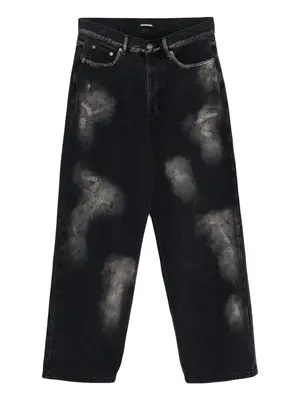 GROUND ZERO Ground Zero Distressed Wide Leg Jeans