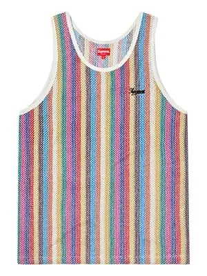 Supreme Knit Stripe Tank Top 'multicolor' Multicolor