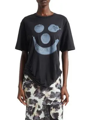 Collina Strada Katina Duo Graphic T-shirt - Black Banana X-ray