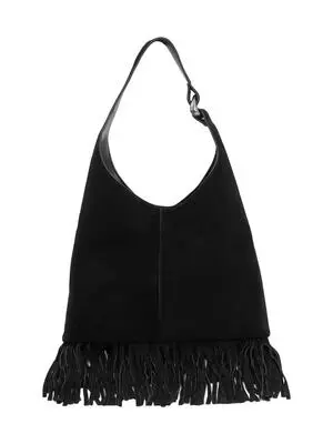 Jeffrey Campbell Jeffrey Campbell Wonders Suede Shoulder Bag Black Suede