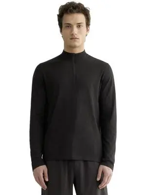 Everlane Rec Quarter-Zip Black