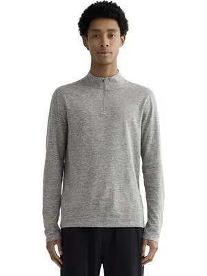 Everlane Rec Quarter-Zip Heathered Grey