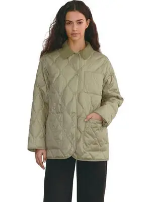 Everlane Quilted Ranch Jacket Eucalyptus