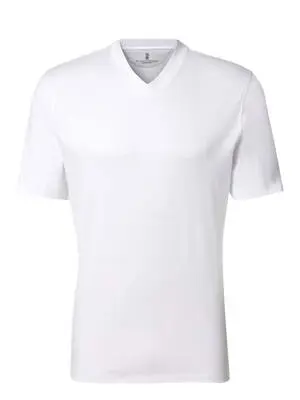 Brunello Cucinelli Cotton Jersey T-shirt - White