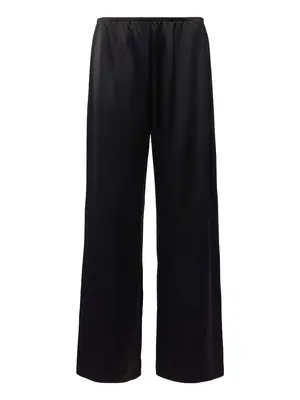 LESET Barb High-rise Wide-leg Pants - Black