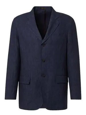 Rubinacci Linen Blazer - Blue