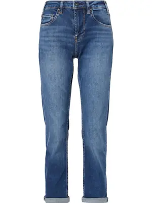 Ag Girlfriend Slim Jeans - Blue