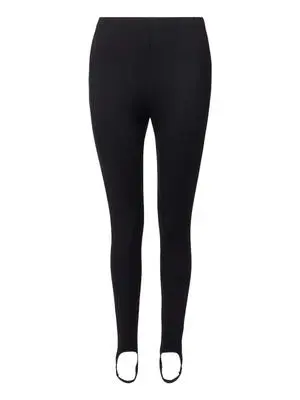 LESET Rio Jersey Stirrup Leggings - Black