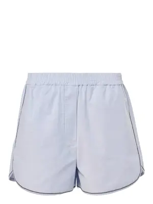 Brunello Cucinelli Cotton Shorts - Blue