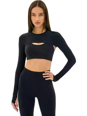 Splits59 Amelia Airweight Lite Shrug - Black