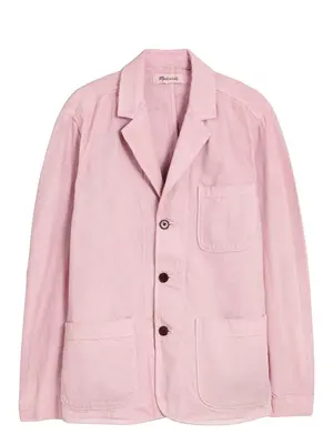 Madewell Denim Chore Coat - Shaded Pink