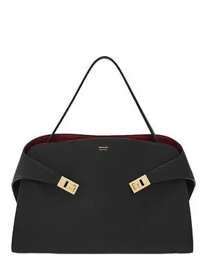 FERRAGAMO Hug Handbag - Nero