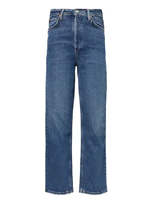 AGOLDE 90's Pinch Waist Straight-leg Jeans - Solace (dk Ind Vint)