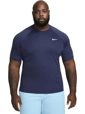 Nike Hydroguard Essential Dri-fit Uv Short Sleeve Top - Blue