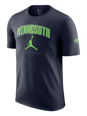 Nike Minnesota Timberwolves Essential Jordan Nba T-shirt - Blue