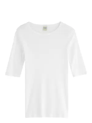 FLORE FLORE Anna Cotton T-shirt - White