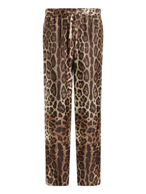 Dolce & Gabbana Silk Pajama Pants - Print