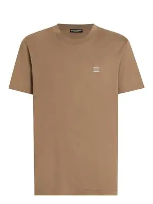 Dolce & Gabbana Cotton T-shirt With Tag - Brown