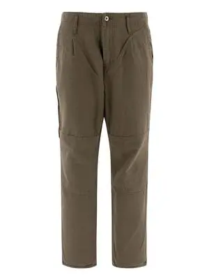 NONNATIVE Linen-Blend Cargo Pants Green