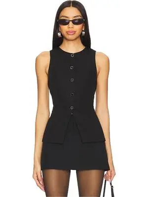 ALL THE WAYS Liliana Vest - Black